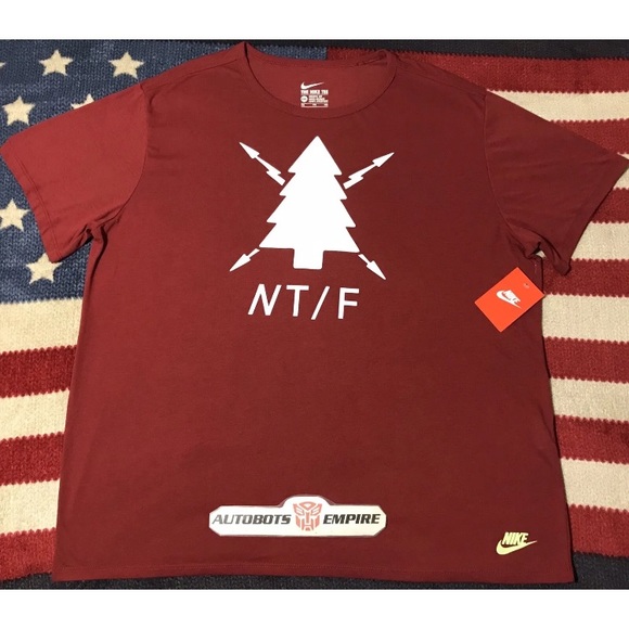 Nike | Shirts | Vintage Nike Tech Ntf Ntf Track And Field Running Tree ...